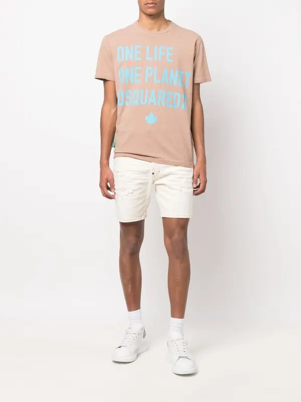 Dsquared2 Slogan-print Cotton T-shirt