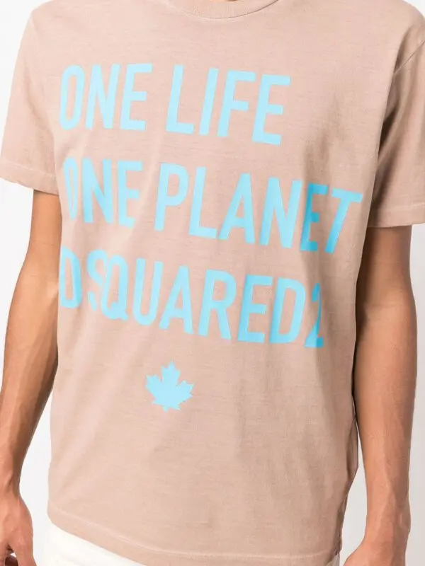 Dsquared2 Slogan-print Cotton T-shirt