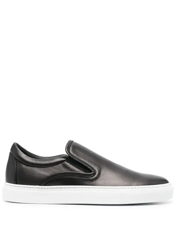SCAROSSO Filippo Slip-on Sneakers - Black