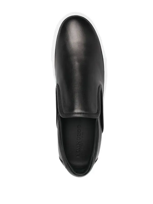 SCAROSSO Filippo Slip-on Sneakers - Black