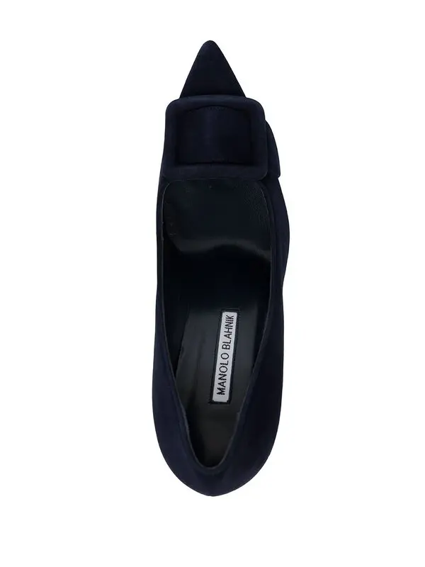 Manolo Blahnik Maysale Velvet 70mm Pumps