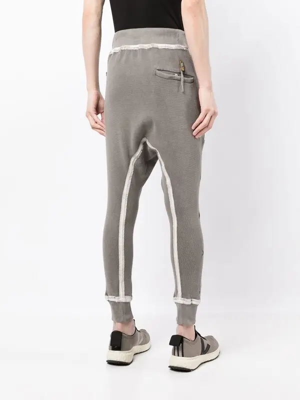 Boris Bidjan Saberi Tape-detail Drawstring Track Pants