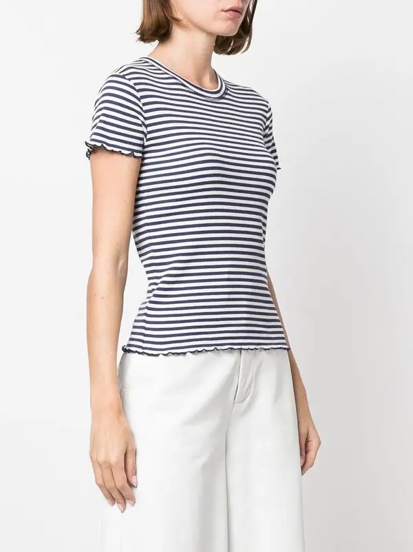 Maison Labiche Striped Organic Cotton T-shirt
