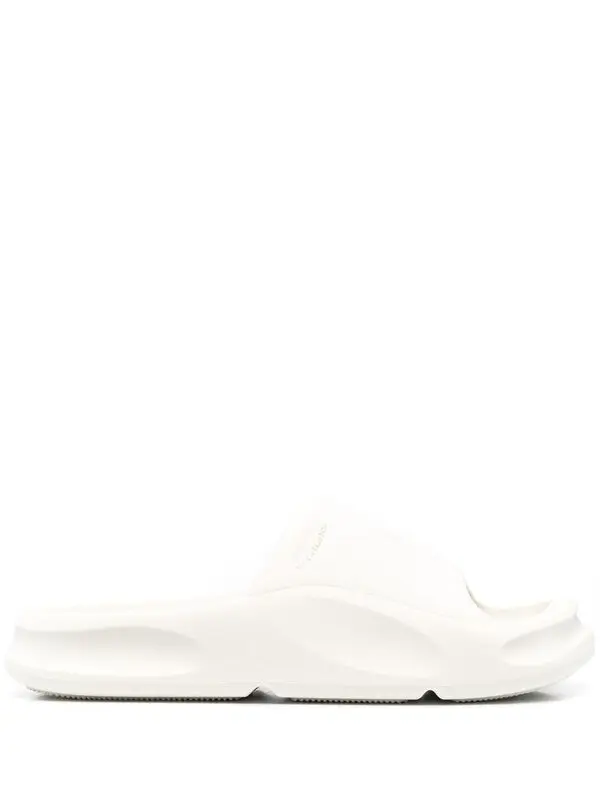 Heron Preston Square-toe Sliders - White