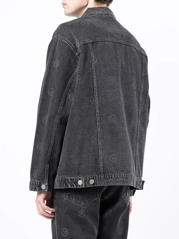 Martine Rose Logo-print Denim Jacket