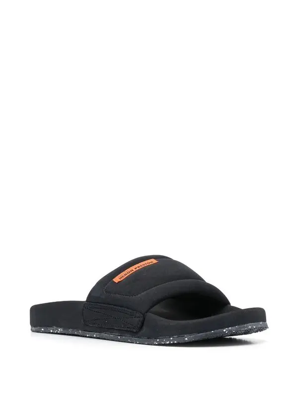 Heron Preston Logo Patch Slides - Black