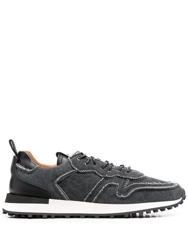 BUTTERO® Panelled Low-top Sneakers - Grey