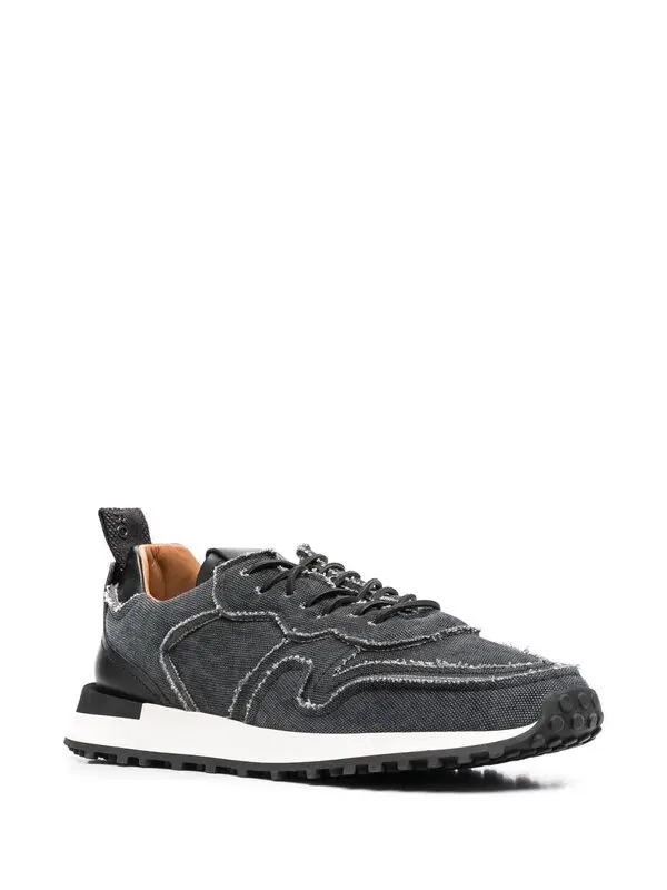 BUTTERO® Panelled Low-top Sneakers - Grey