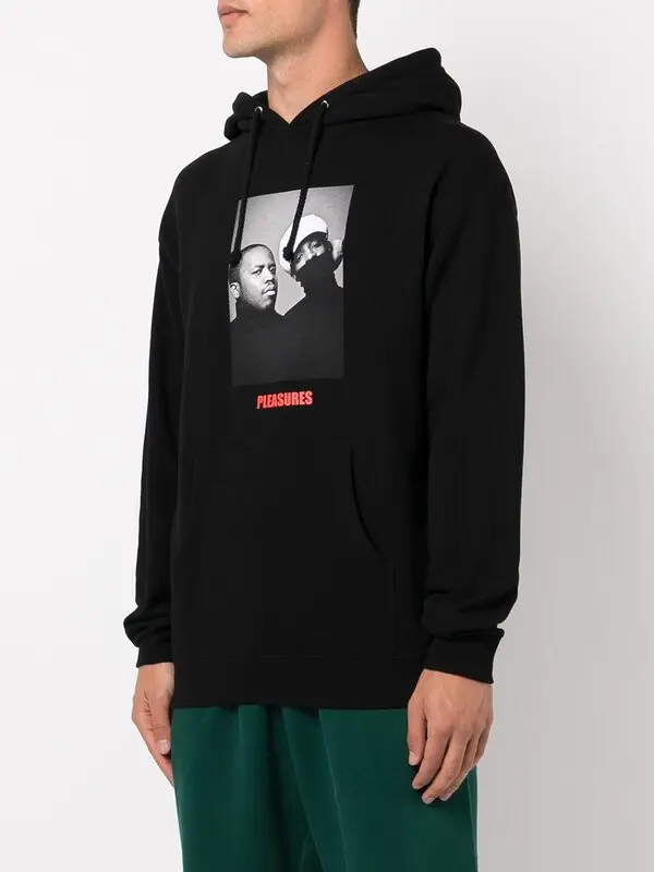 PLEASURES Graphic-print Oversized Hoodie