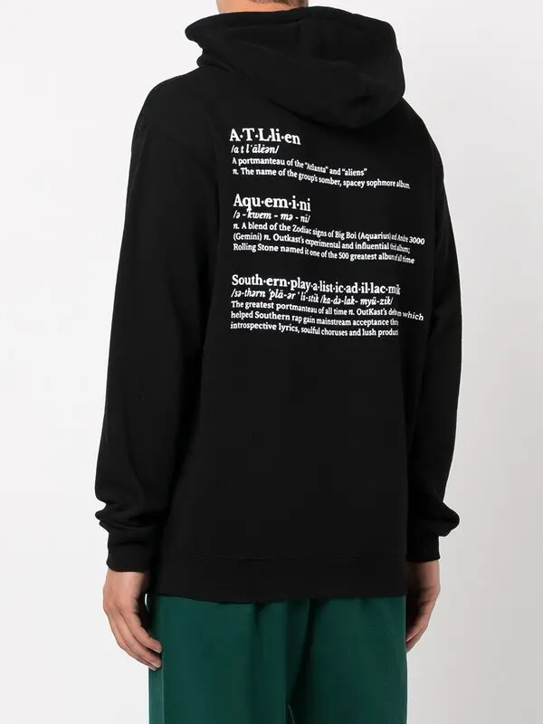 PLEASURES Graphic-print Oversized Hoodie