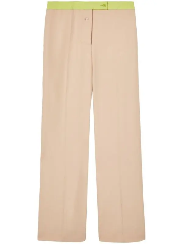 Off-White Active Straight-leg Tailored Trousers - Neutrals