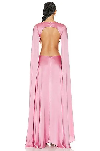Cult Gaia Jasmin Gown In Pink