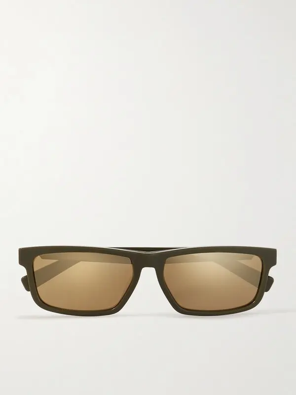 Dior Diorider S2u Rectangle-frame Sunglasses - Green