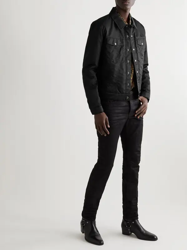 Saint Laurent Nylon Trucker Jacket
