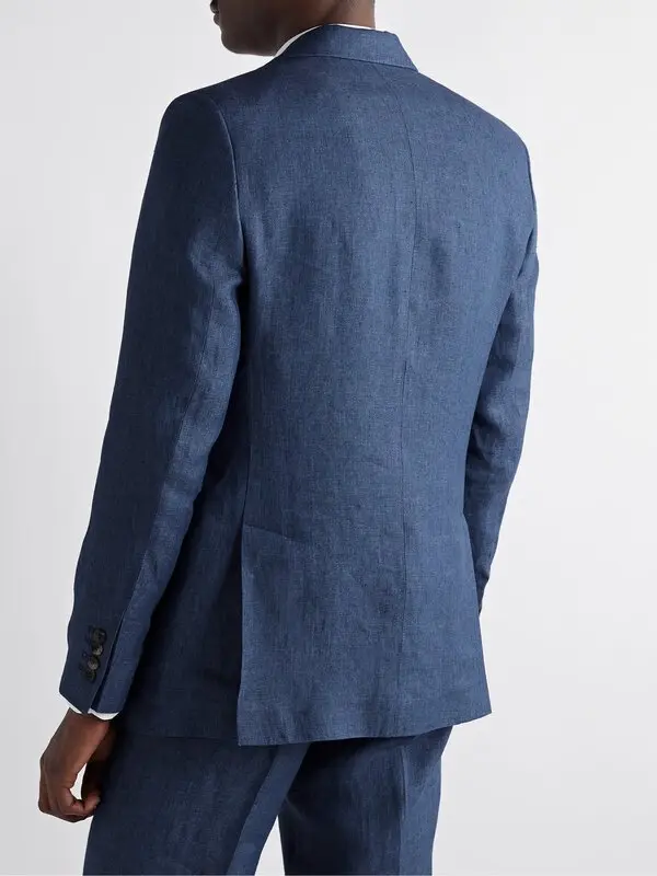 FAVOURBROOK Ebury Slim-fit Linen Suit Jacket
