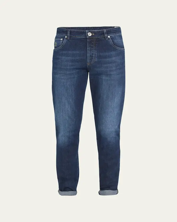 Brunello Cucinelli 5-pocket Denim Jeans - Dark Wash Denim