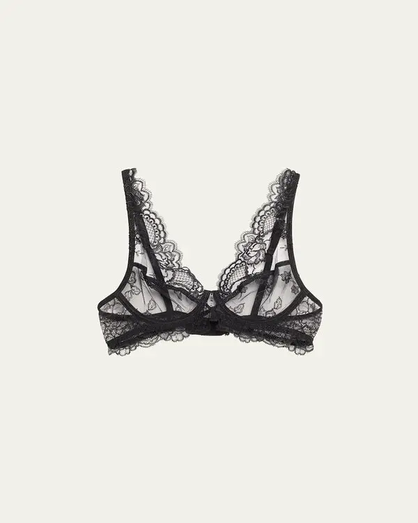 Lise Charmel Sublime En Dentelle Lace Push-up Bra - No/noir