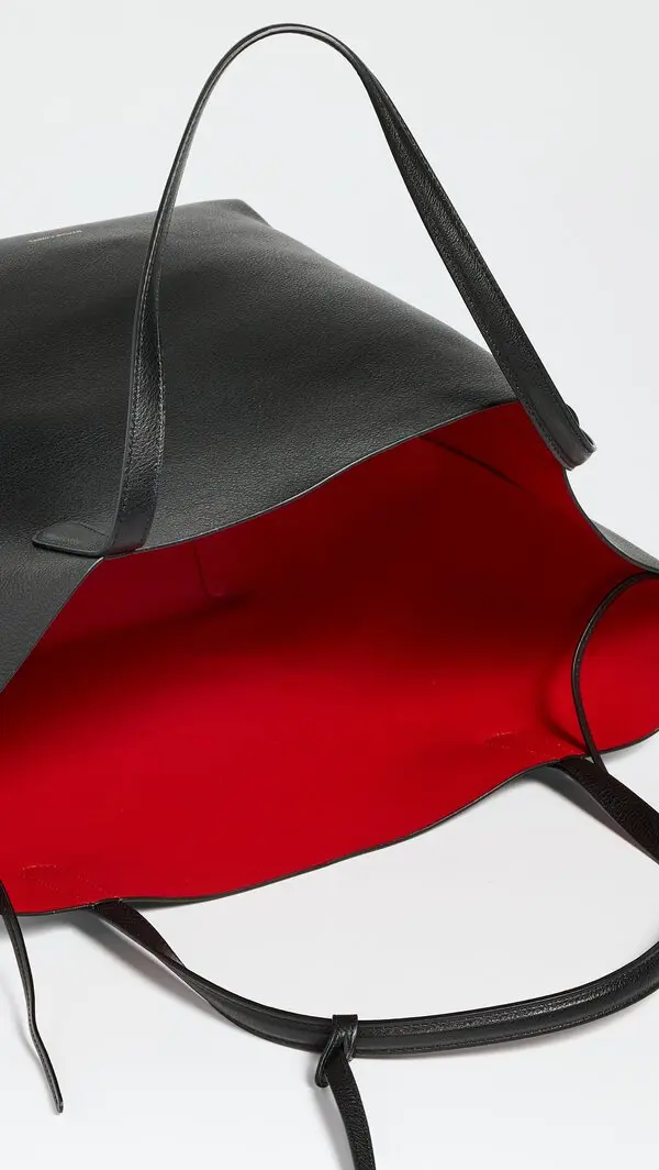 MANSUR GAVRIEL Everyday Soft Tote - Black/flamma