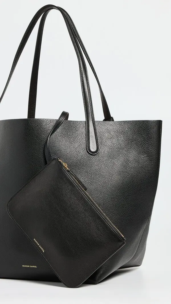 MANSUR GAVRIEL Everyday Soft Tote - Black/flamma