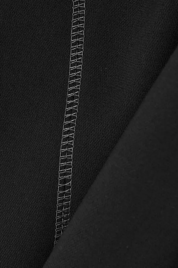 MAXIMILIAN Paneled Stretch-scuba Skinny Pants