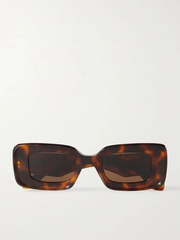 Loewe Square-Frame Sunglasses - Tortoiseshell - 50% Off  display picture 3