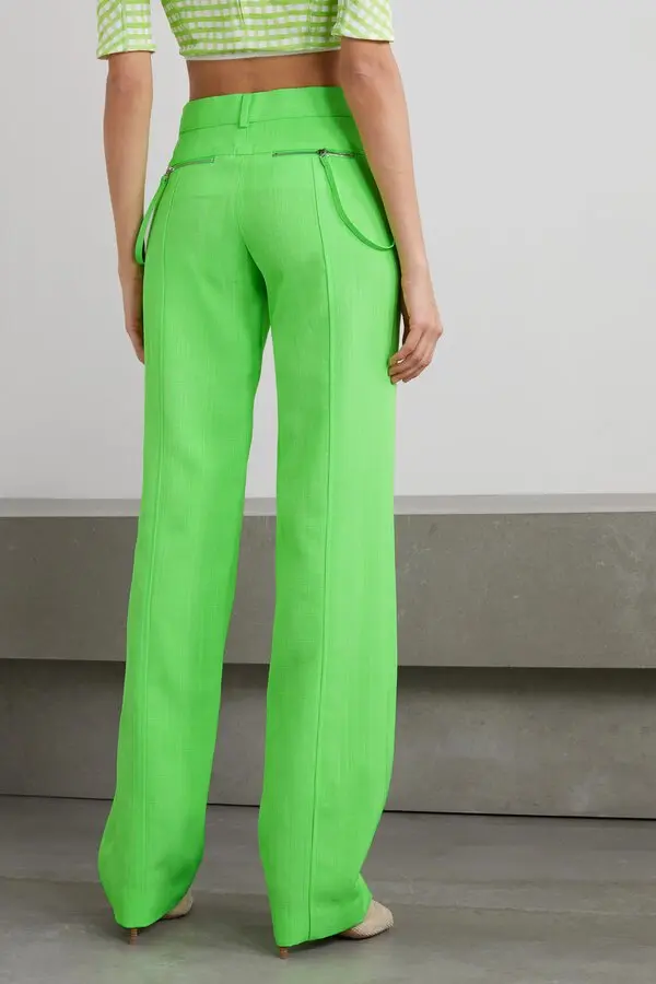 Jacquemus Meloia Paneled Straight-leg Pants