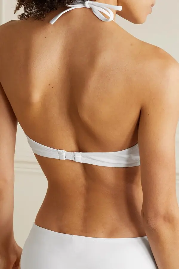 ERES Les Essentiels Gang Halterneck Bikini Top - White