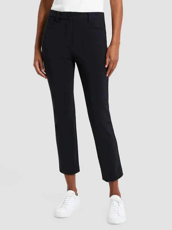 Theory Treeca Ponte Slim-fit Pants