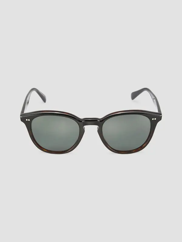 Oliver Spencer Desmon 50mm Pantos Sunglasses - Black