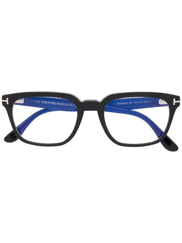 TOM FORD Square Frame Glasses - Black