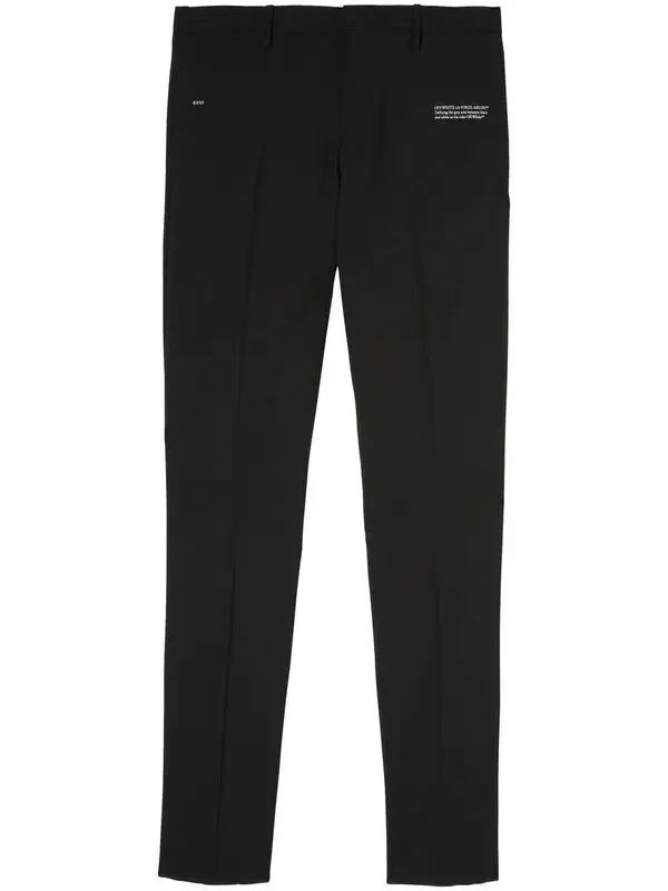 Off-White Corp Tailored Trousers - Black