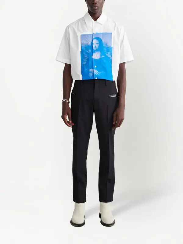 Off-White Corp Tailored Trousers - Black