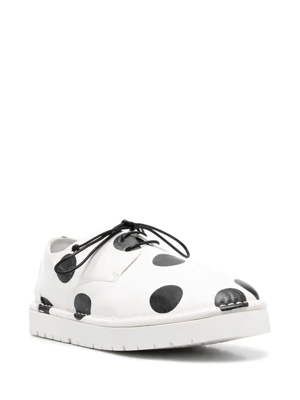 Marsèll Polka Dot Leather Derby Shoes
