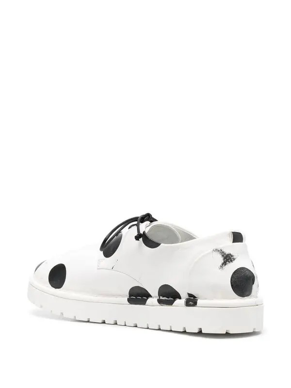 Marsèll Polka Dot Leather Derby Shoes