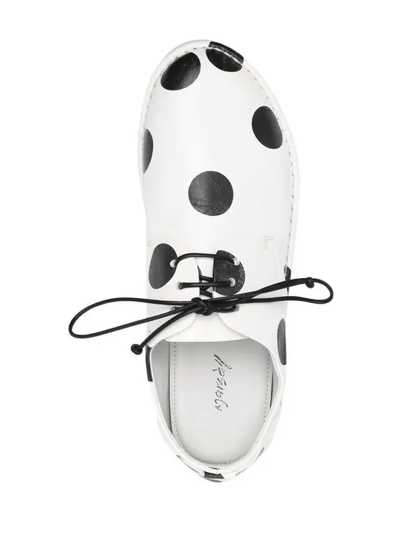 Marsèll Polka Dot Leather Derby Shoes