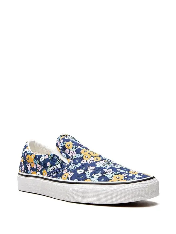 VANS Classic Slip-on Floral Sneakers - Blue