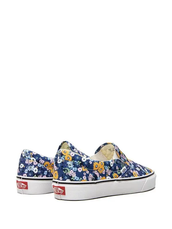 VANS Classic Slip-on Floral Sneakers - Blue