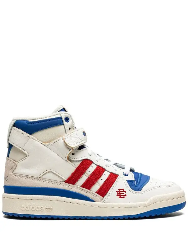 Adidas X Eric Emanuel Forum 84 High Midnight Madness/kansas Jayhawks Sneakers - Blue