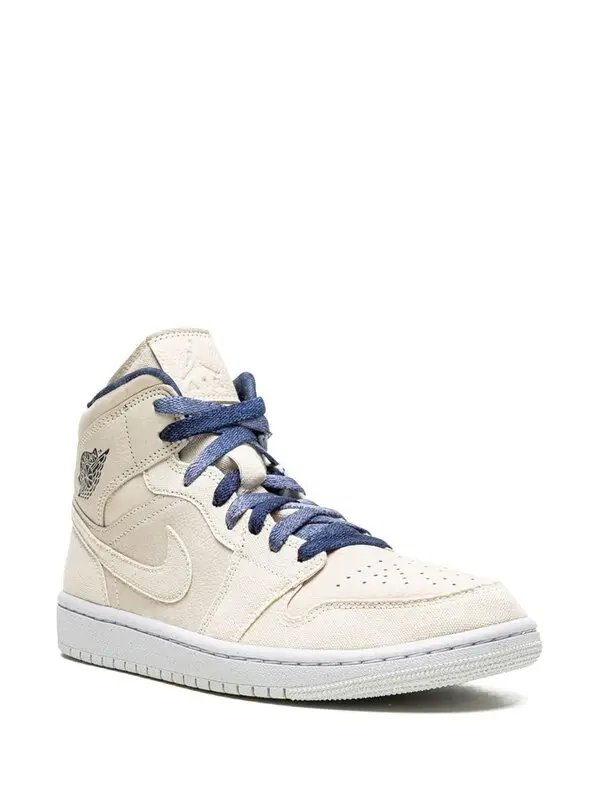 JORDAN Air 1 Mid Sanddrift Sneakers - Neutrals