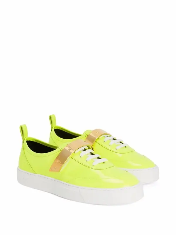 GIUSEPPE ZANOTTI Zenas Low-top Sneakers - Yellow