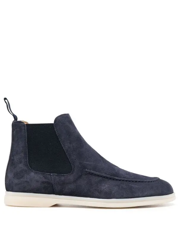 SCAROSSO Eugenia Suede Chelsea Boots