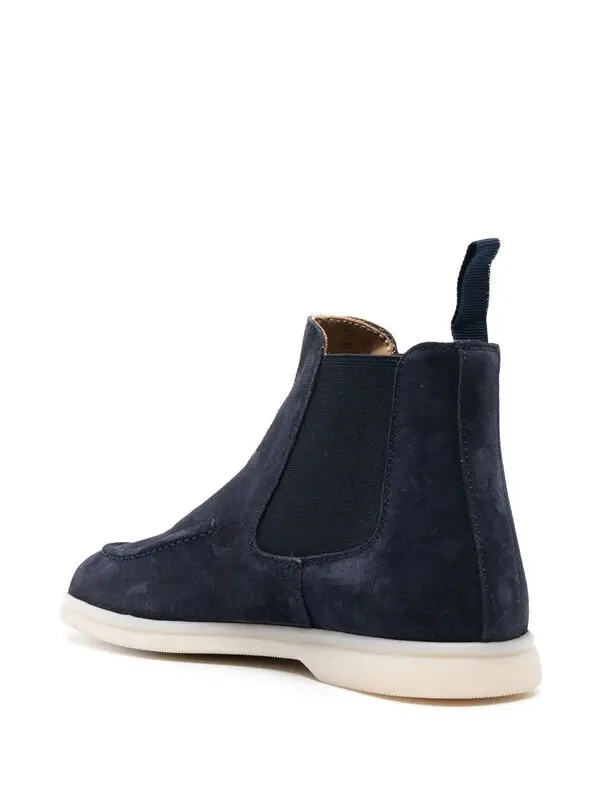 SCAROSSO Eugenia Suede Chelsea Boots