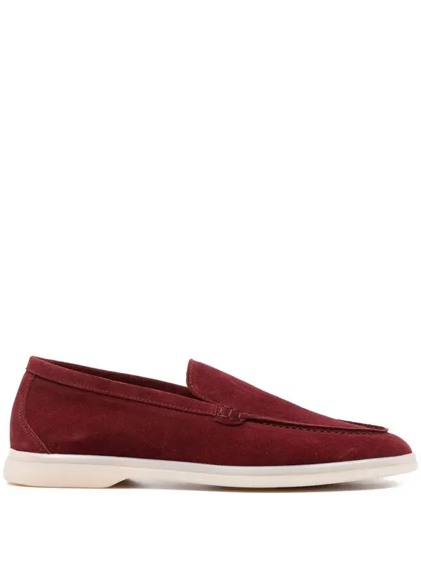 SCAROSSO Ludovica Flat Loafers - Red