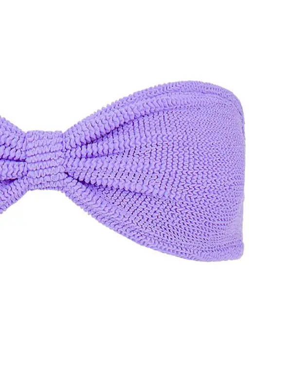 Hunza G Bandeau Bikini - Purple