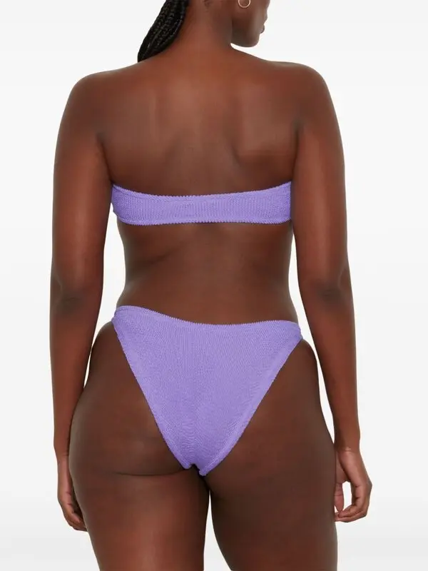Hunza G Bandeau Bikini - Purple