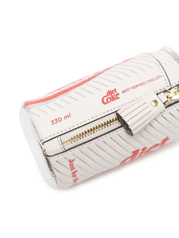 ANYA HINDMARCH Diet Coke Capra Coin Purse In Optic - White