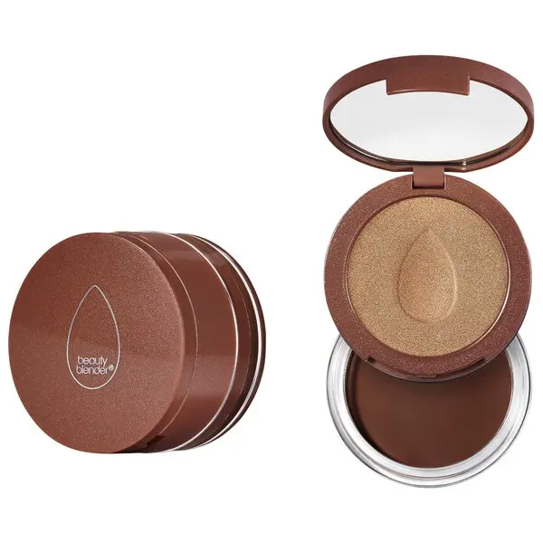 BEAUTYBLENDER Bounce Magic Fit Creamy Bronzer & Highlighter Duo - Deep Bronze/chocolate