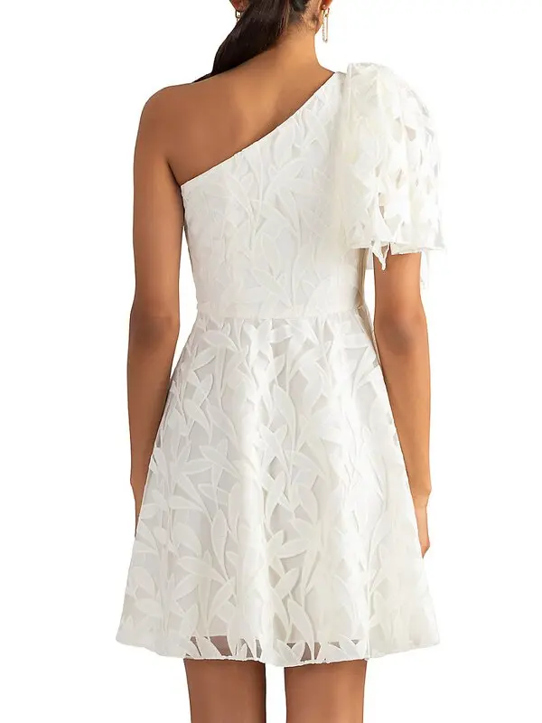 Shoshanna Leighton One-shoulder Minidress