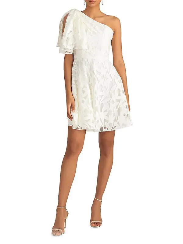 Shoshanna Leighton One-shoulder Minidress