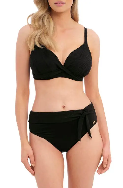 Fantasie Ottawa Underwire Plunge Bikini Top - Black
